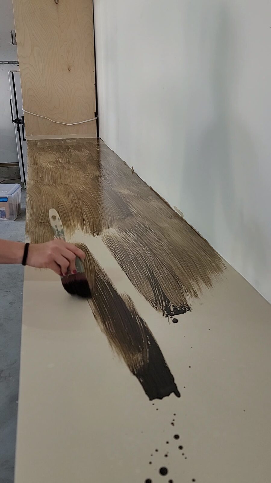 Faux Wood Countertops with just Paint! - Cedar Hill Builder