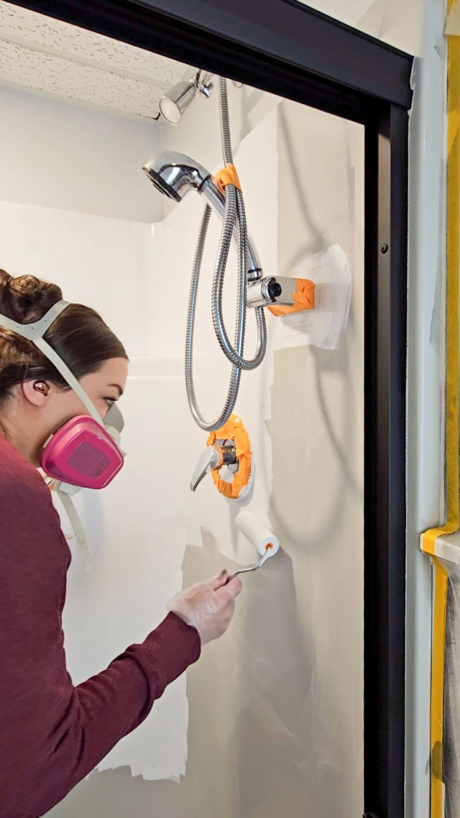 How to Paint a Shower or Tub - Cedar Hill Builder