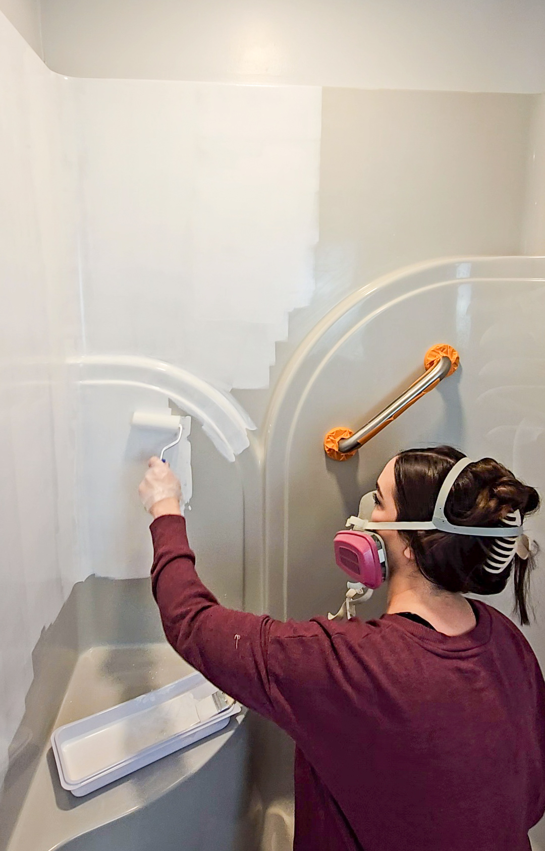 How to Paint a Shower or Tub - Cedar Hill Builder