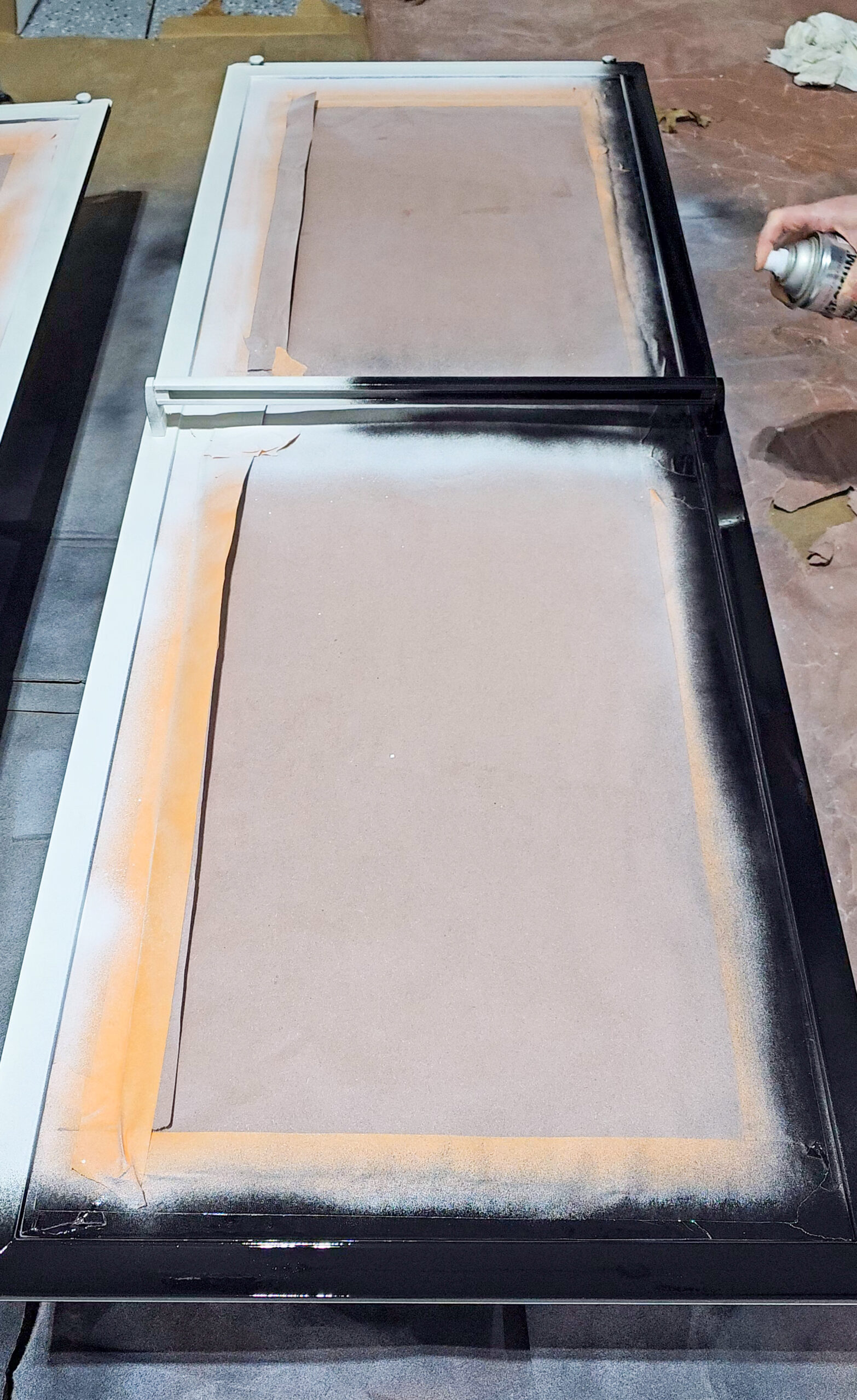 How to Paint Shower Doors - Cedar Hill Builder