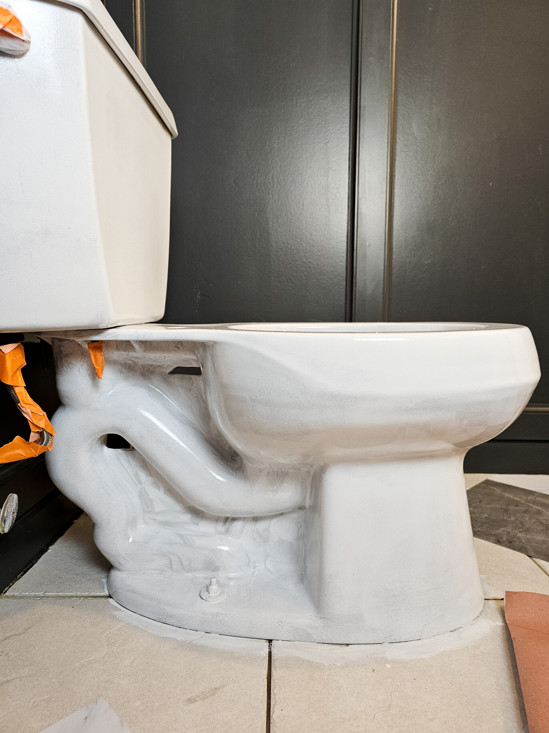 How I Painted A Toilet - Cedar Hill Builder