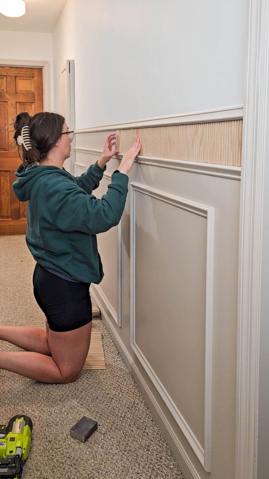 Hallway Trim Update - Cedar Hill Builder