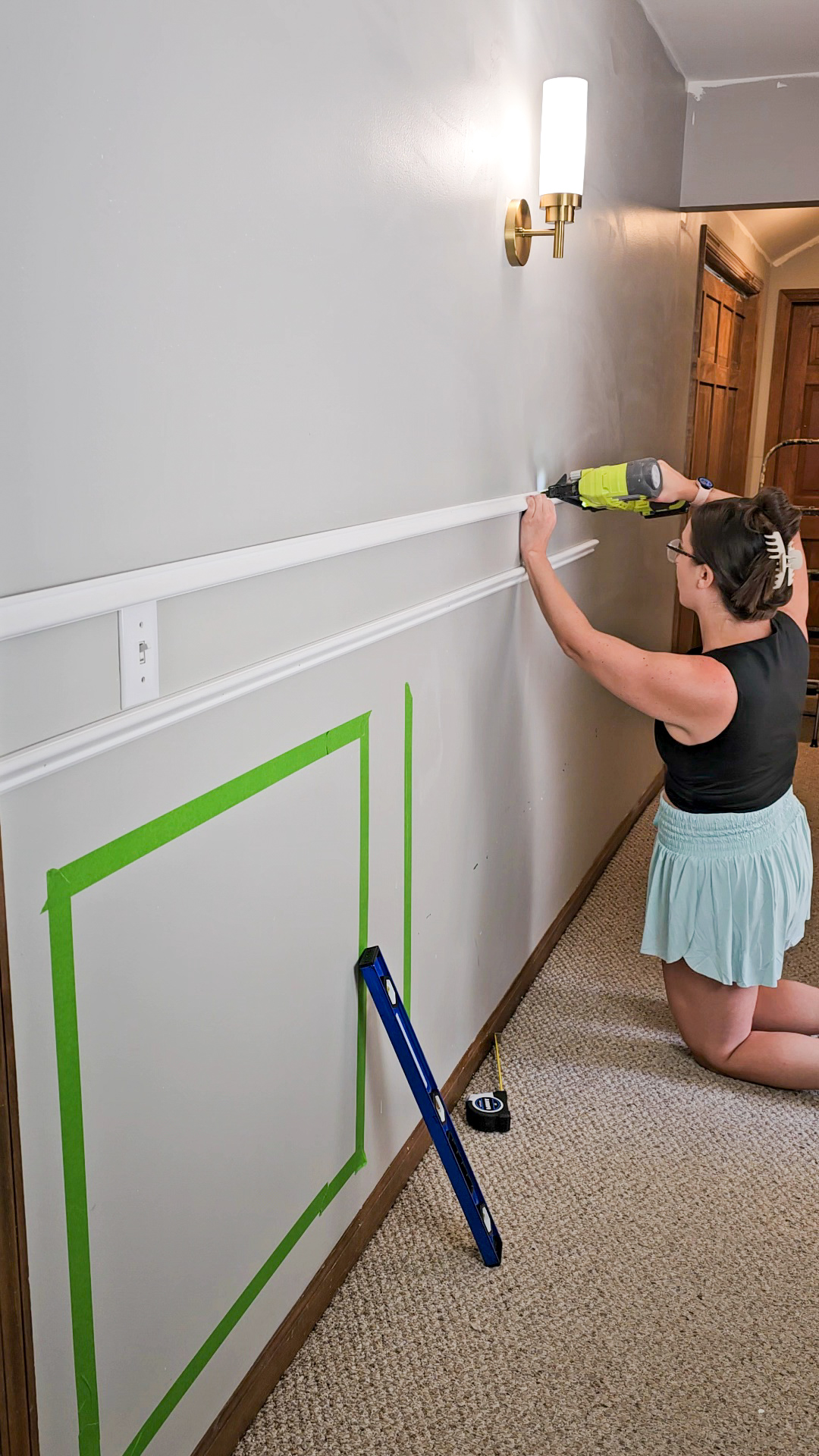 Hallway Trim Update - Cedar Hill Builder