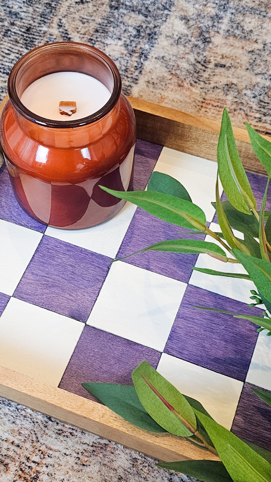 Checkered Tray DIY - Cedar Hill Builder