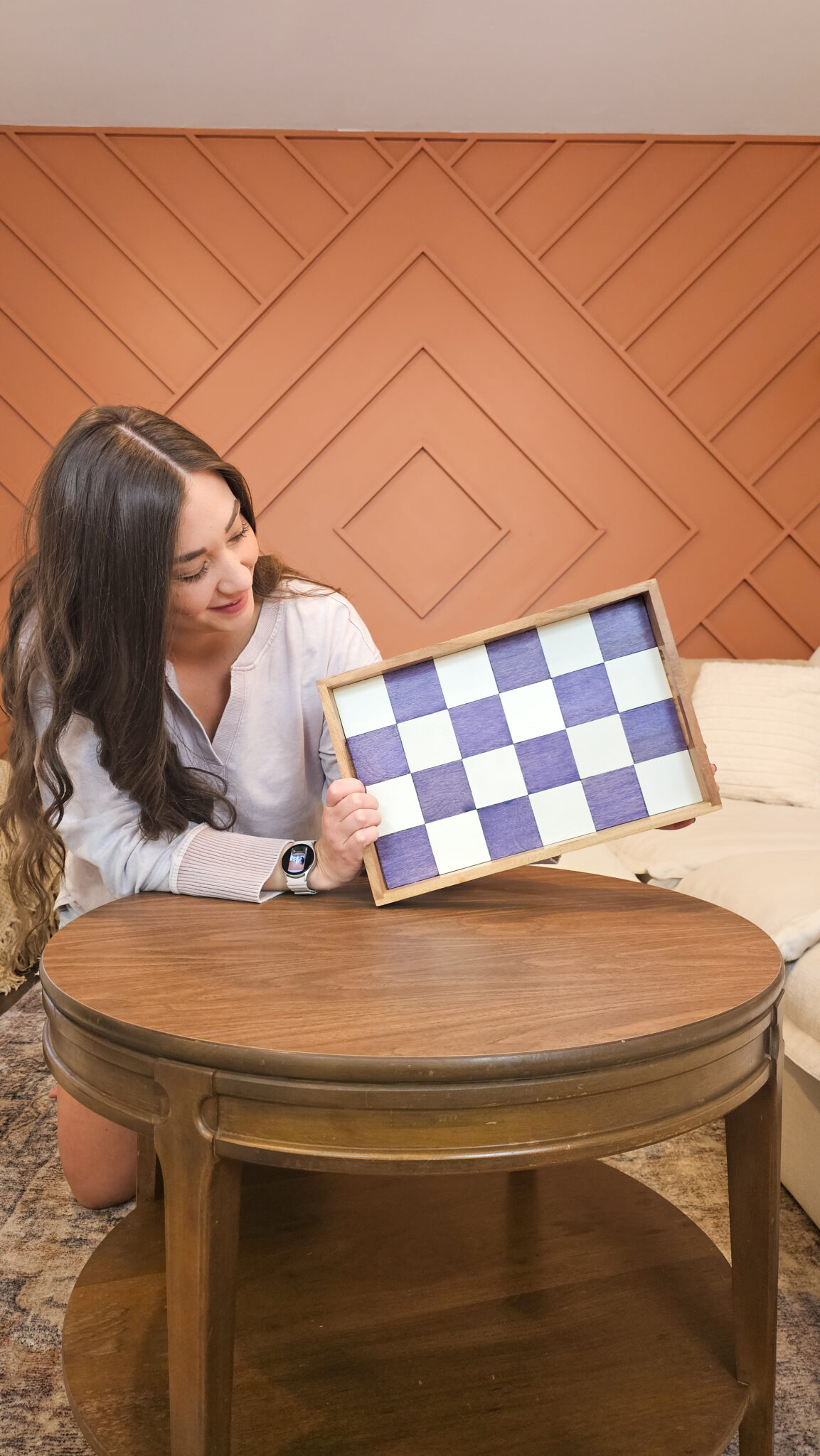Checkered Tray DIY - Cedar Hill Builder